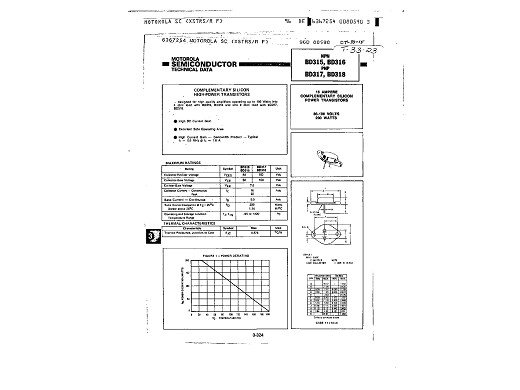 Транзистор BD317 TO-3 - КСП Електроникс