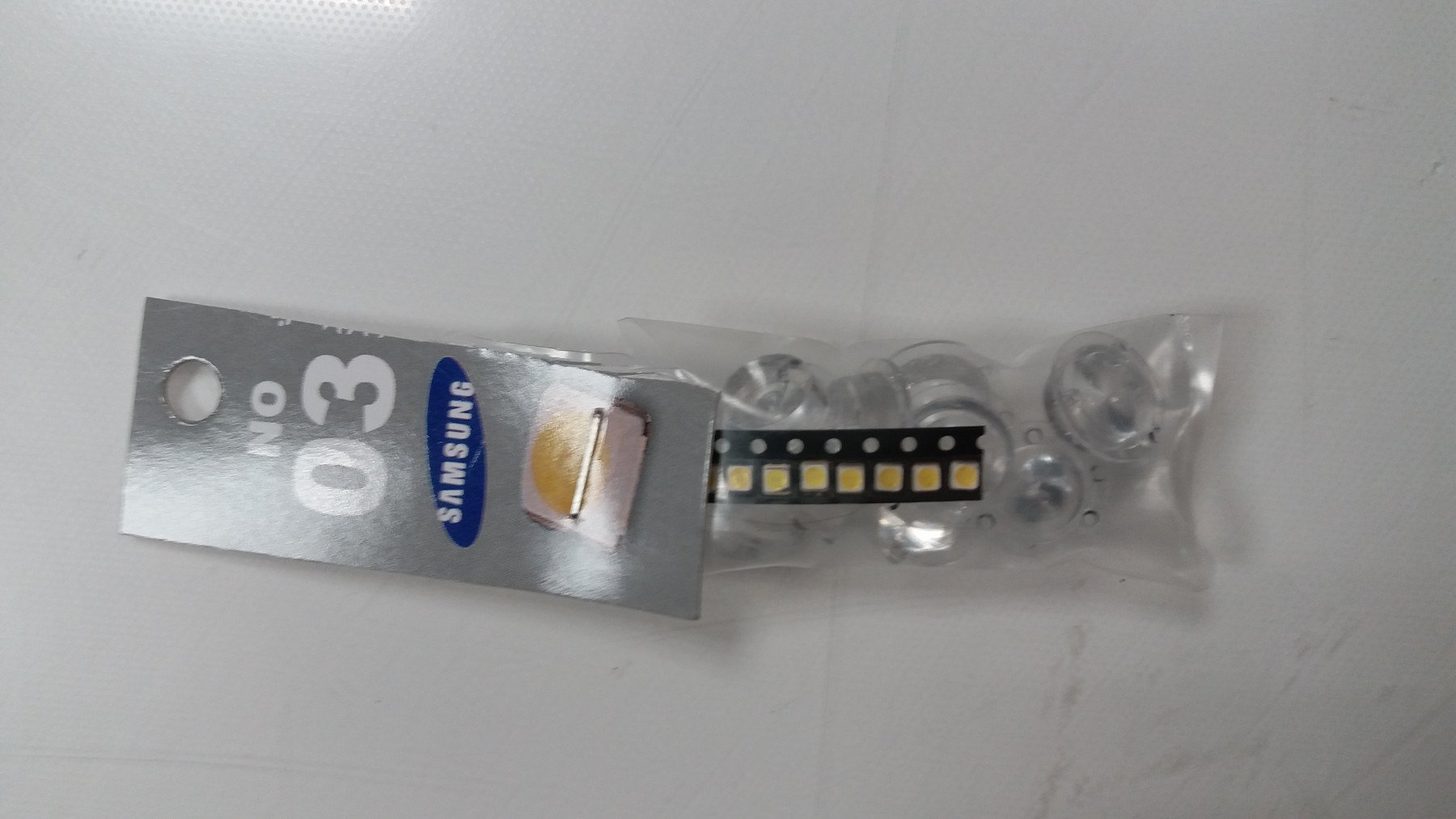 Светодиод LED 3V 1W SAMSUNG 3535 + LUPA 10PCS - КСП Електроникс