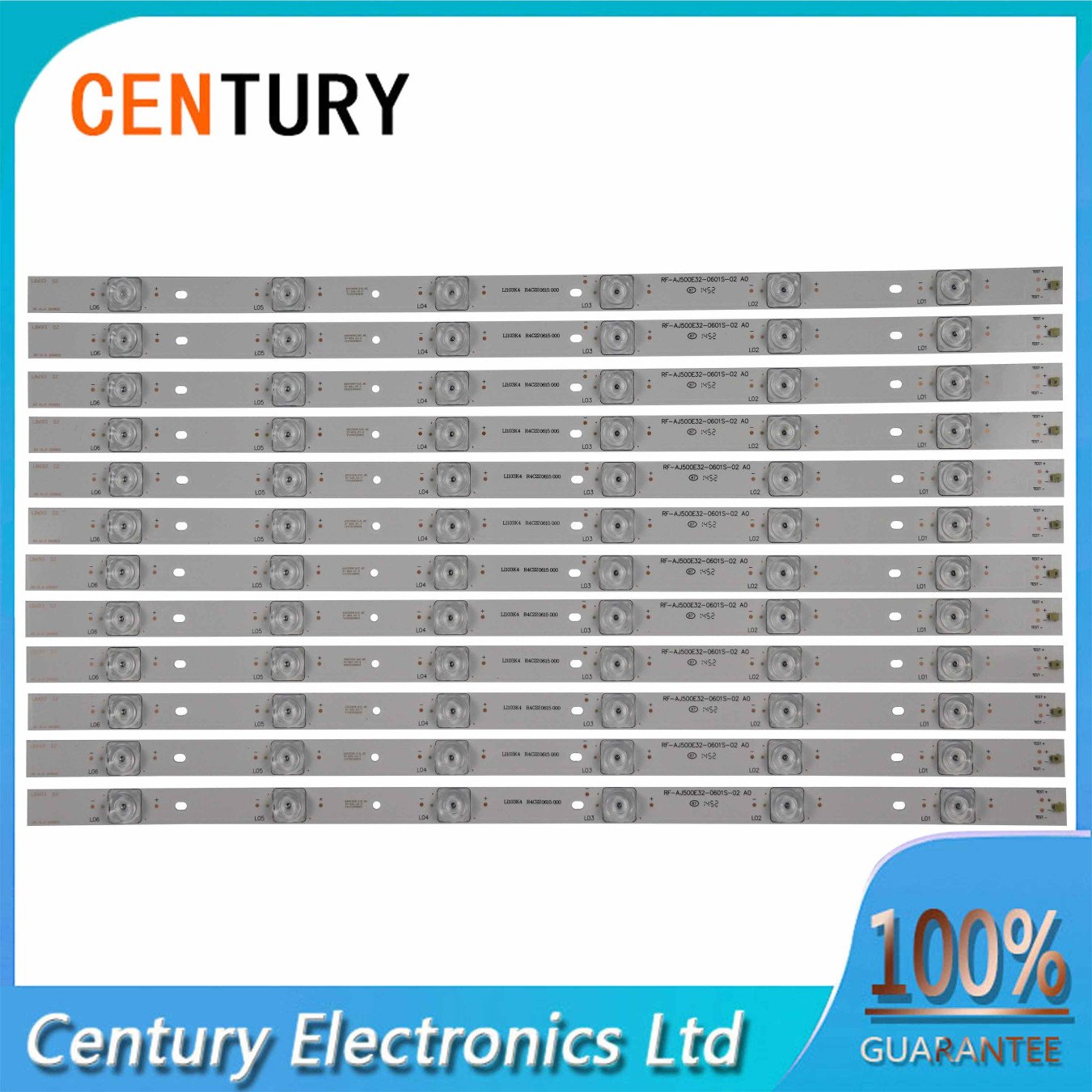 Диодни ленти комплект 12 бр/pcs RF-AJ500E32-0601-S-02 (R,L)-01 A3 - КСП Електроникс
