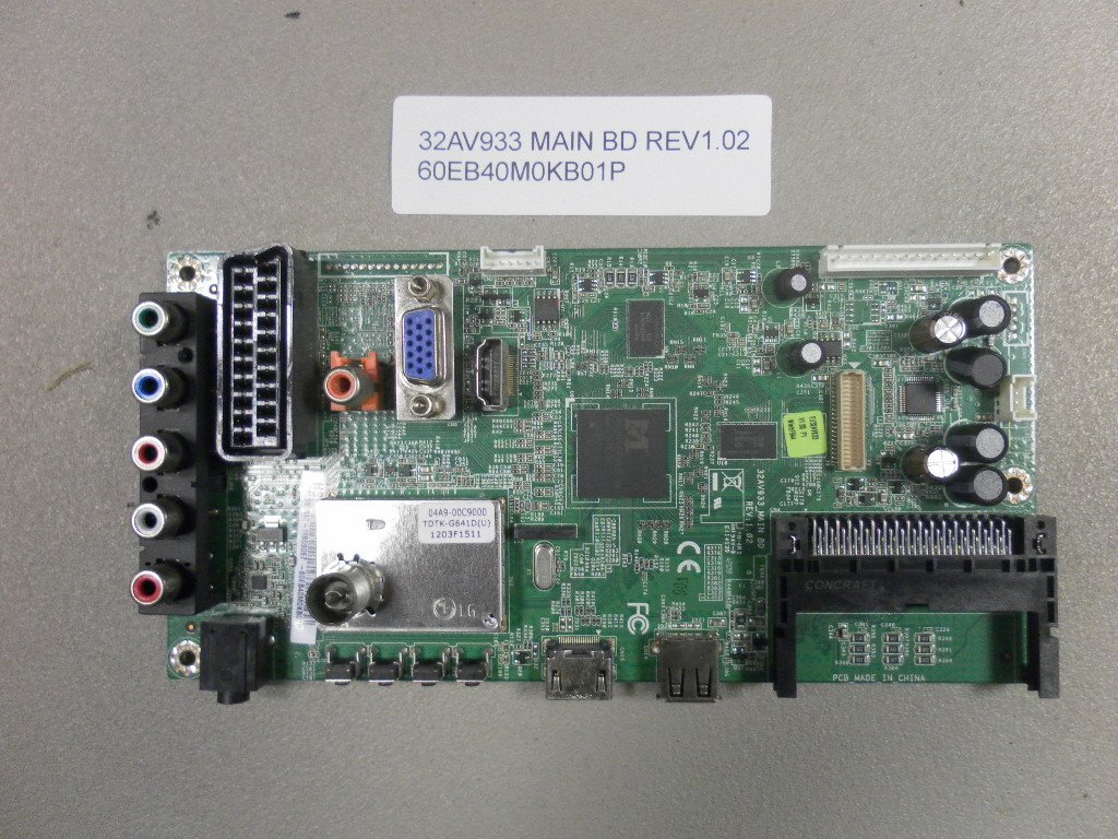 Платка 32AV933_MAIN BD REV:1.02 on request - КСП Електроникс