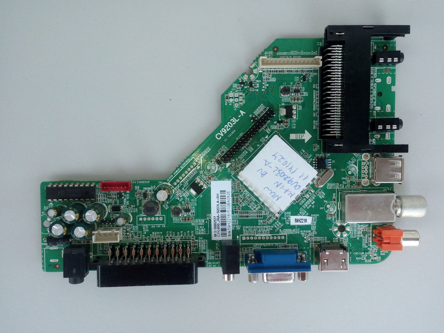 Платка MAIN AV CV9203L-A 11 141024 on request - КСП Електроникс