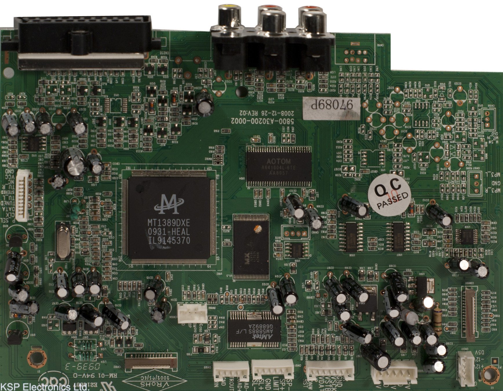 Платка PCB BOARD DVD WITH MT1389DXE on request - КСП Електроникс