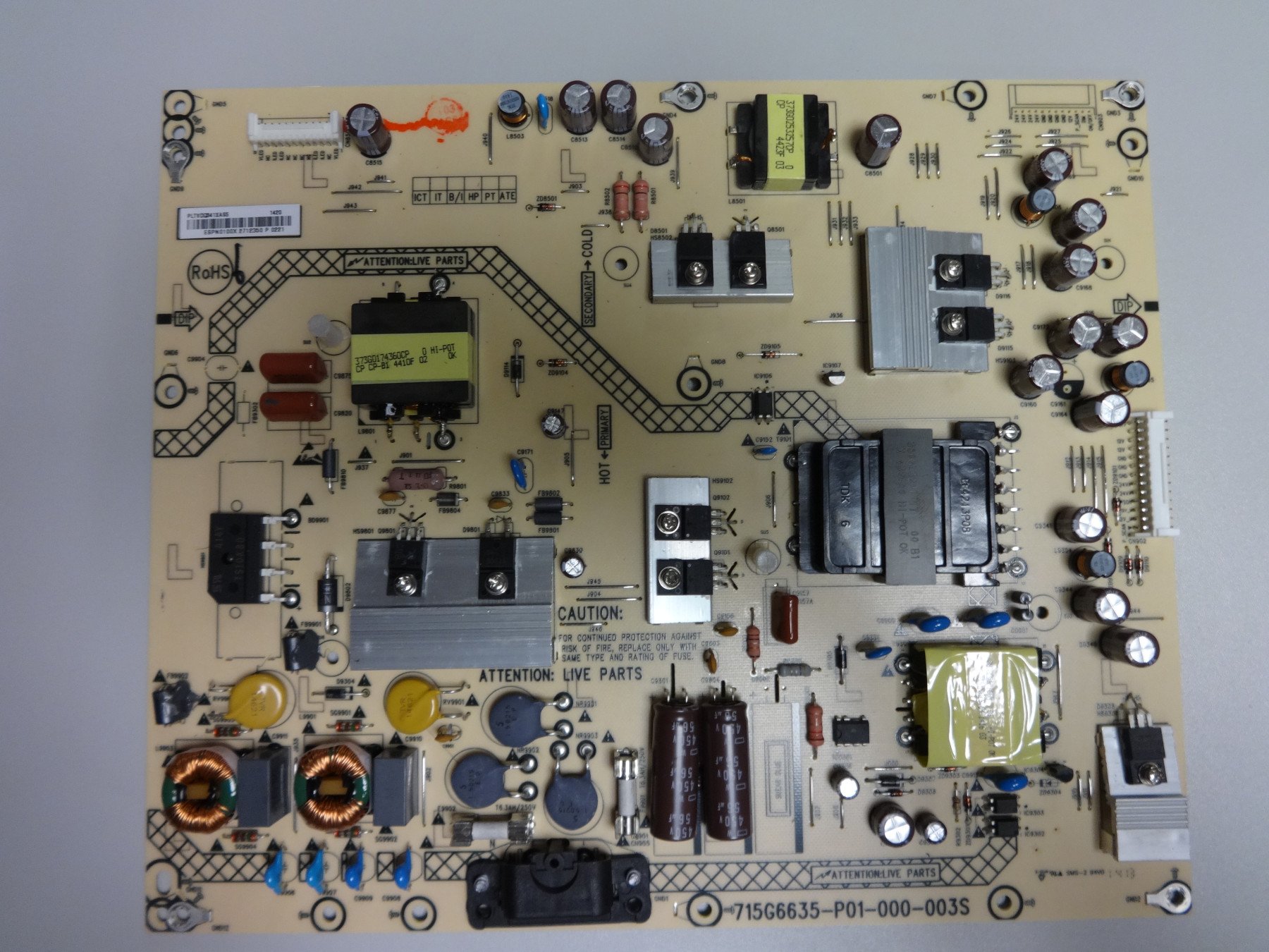Платка POWER SUPPLY 715G6635-P01-000-003S - КСП Електроникс