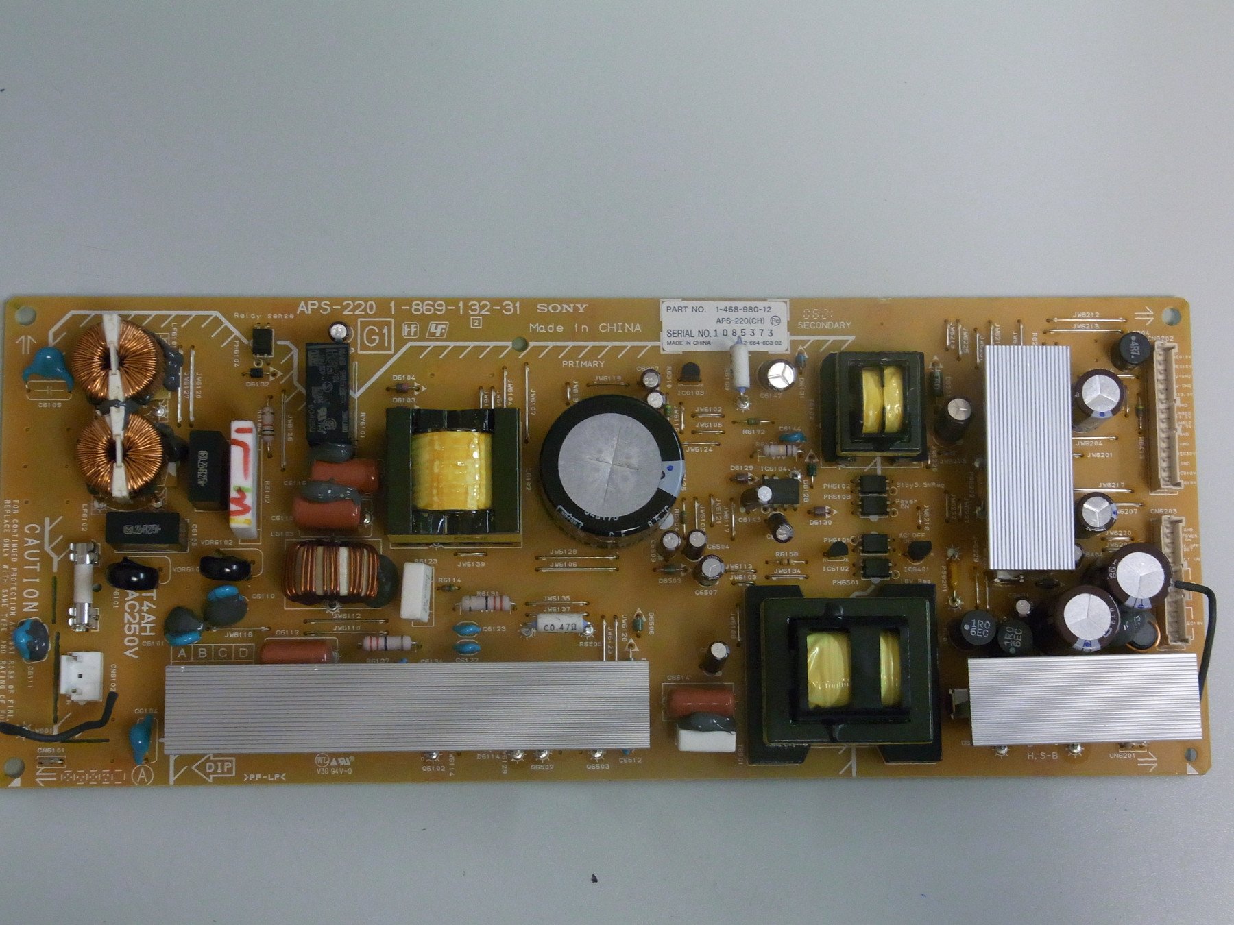 Платка POWER SUPPLY APS-220(CH) 1-468-980-12 - КСП Електроникс