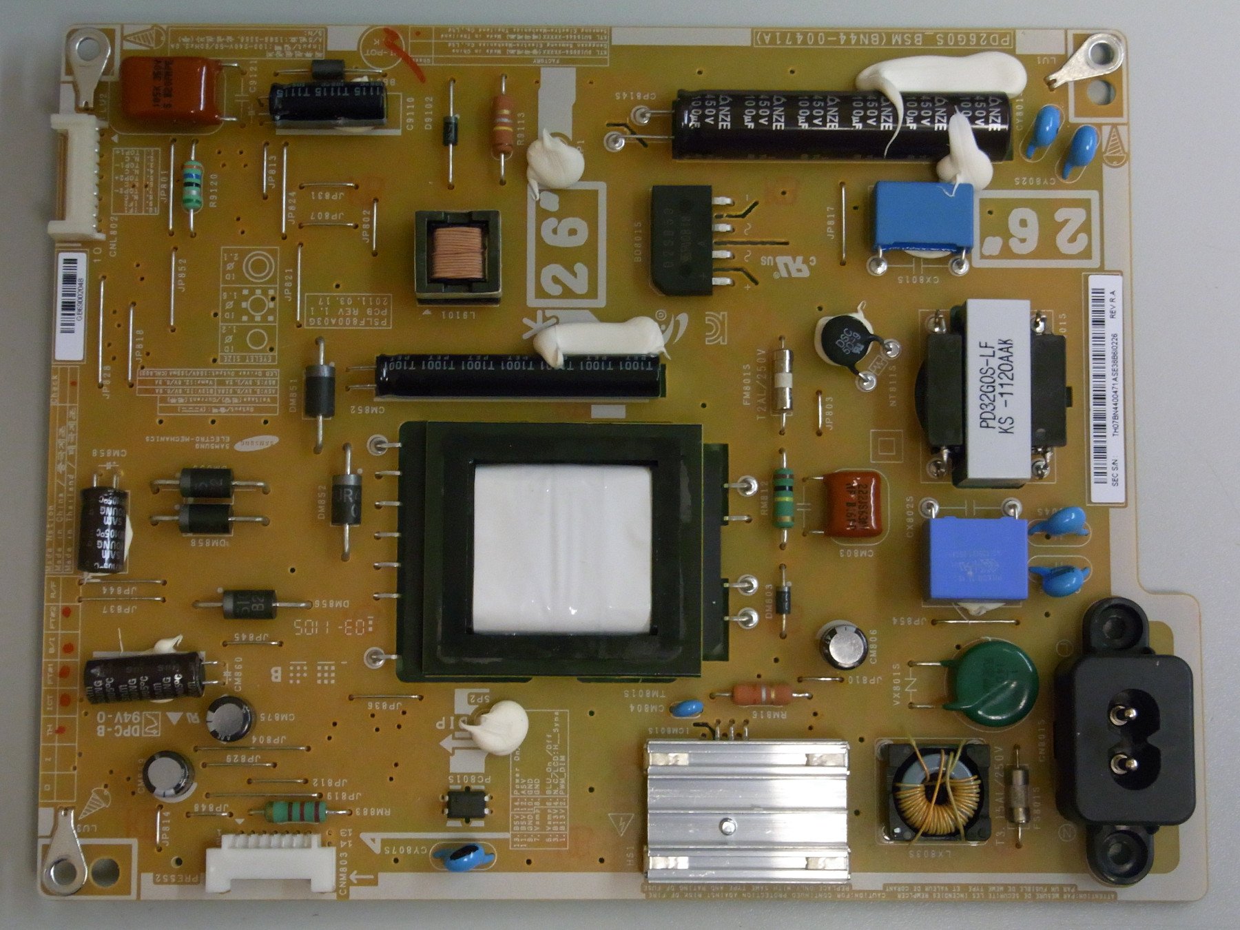 Платка POWER SUPPLY BN44-00471A PD26G0S_BSM - КСП Електроникс