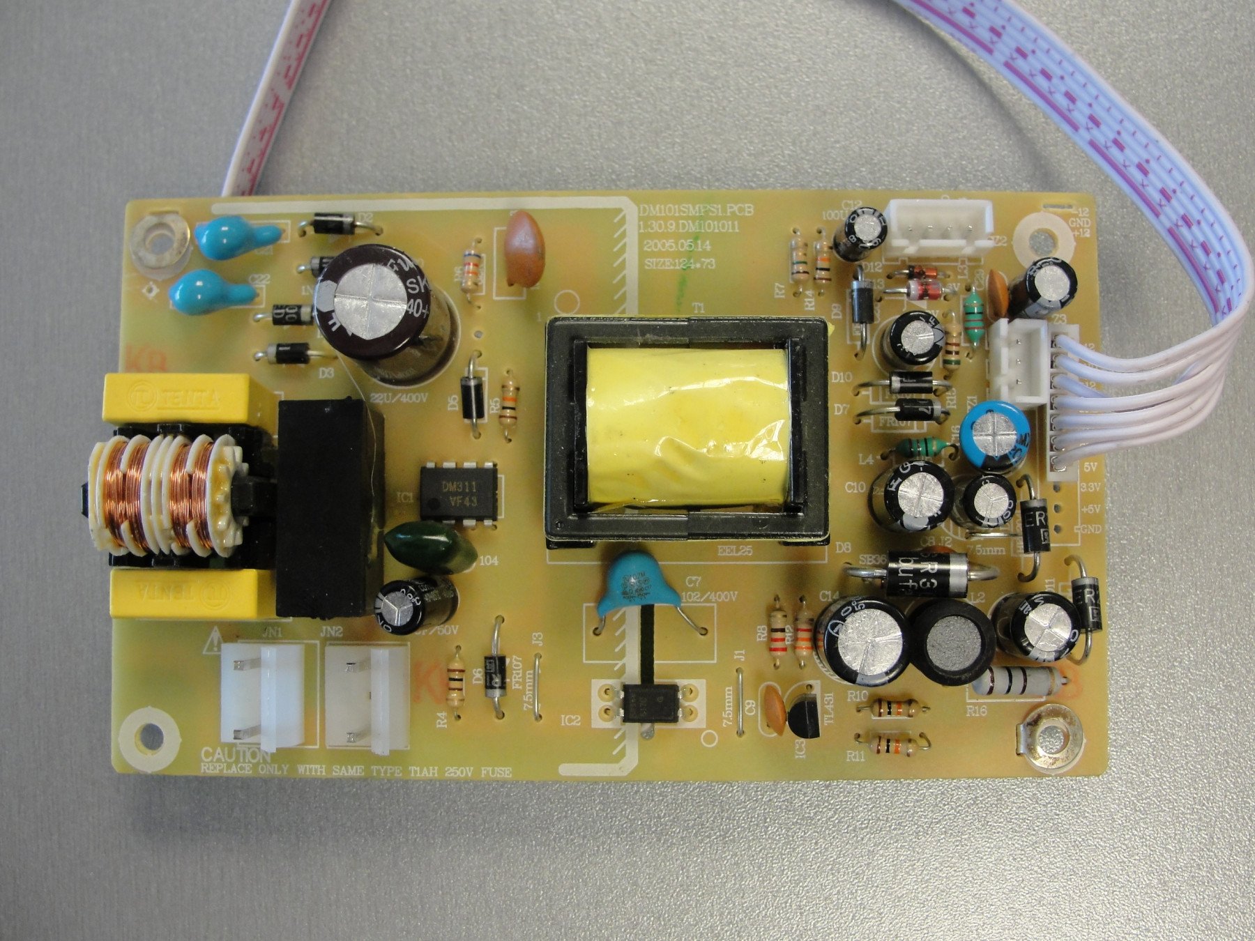 Захр.платка POWER SUPPLY DM311 5/12V - КСП Електроникс