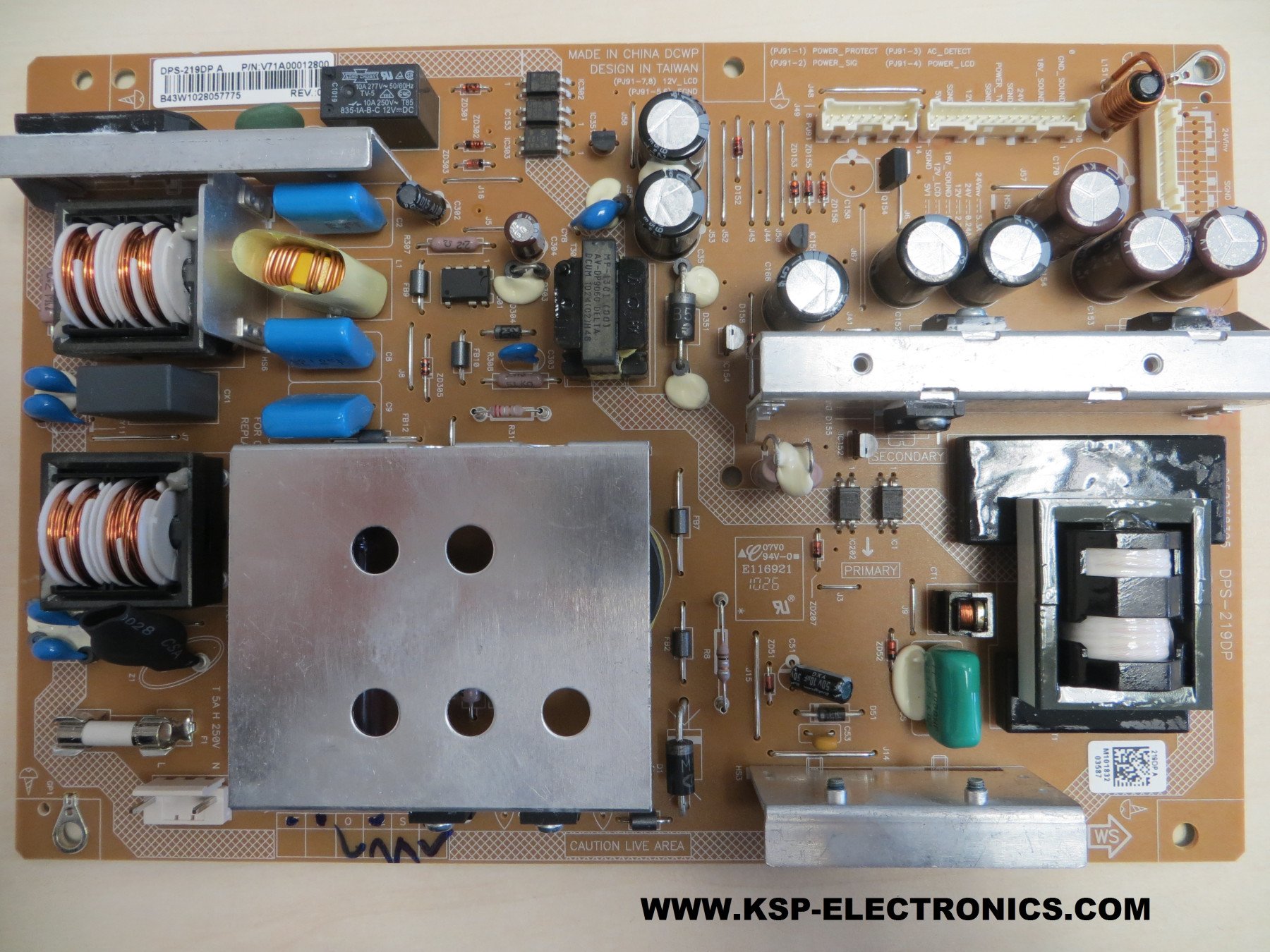 Захр.платка POWER SUPPLY DPS-219DP 2950238305 - КСП Електроникс