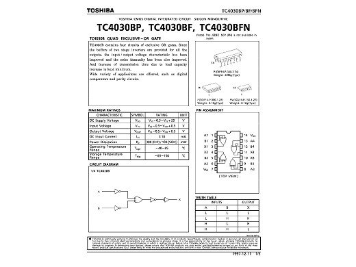 Интегрална схема TC4030BP DIP-14 - КСП Електроникс