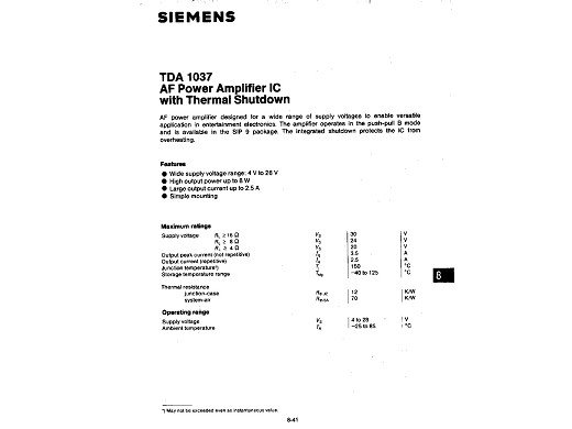 Интегрална схема TDA1037 - КСП Електроникс