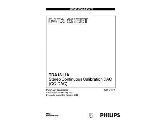 Интегр.схема TDA1311A - КСП Електроникс