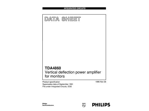 Интегрална схема TDA4860 - КСП Електроникс