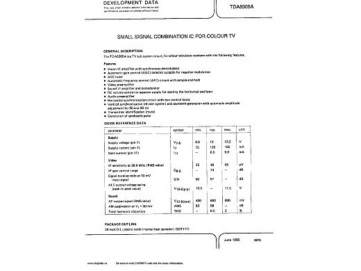 Интегр.схема TDA8305A - КСП Електроникс