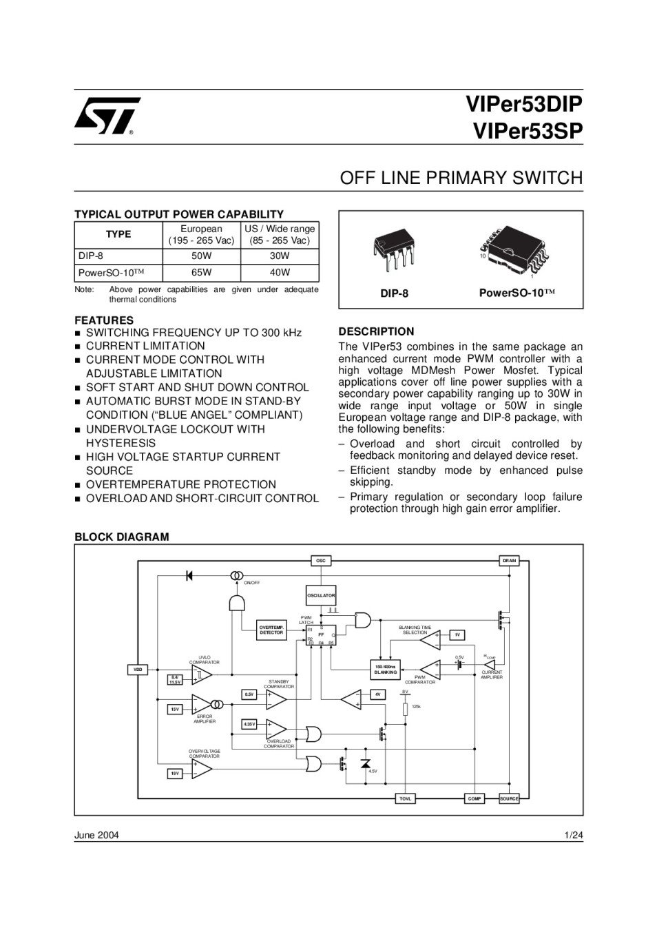 Интегрална схема VIPer53 DIP-8 - КСП Електроникс